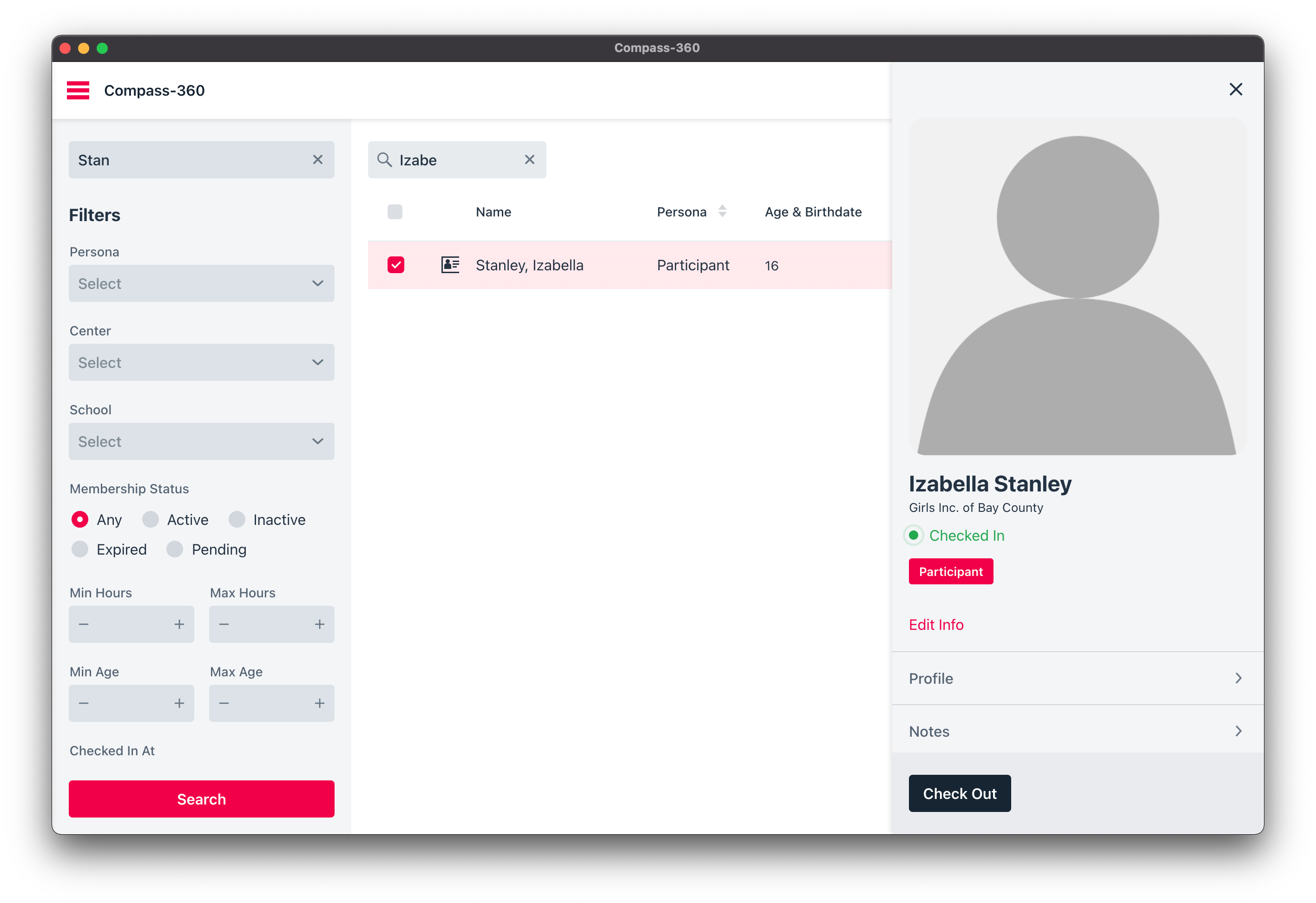 Taking Front Desk (Center) Attendance – Girls Inc Participant ...